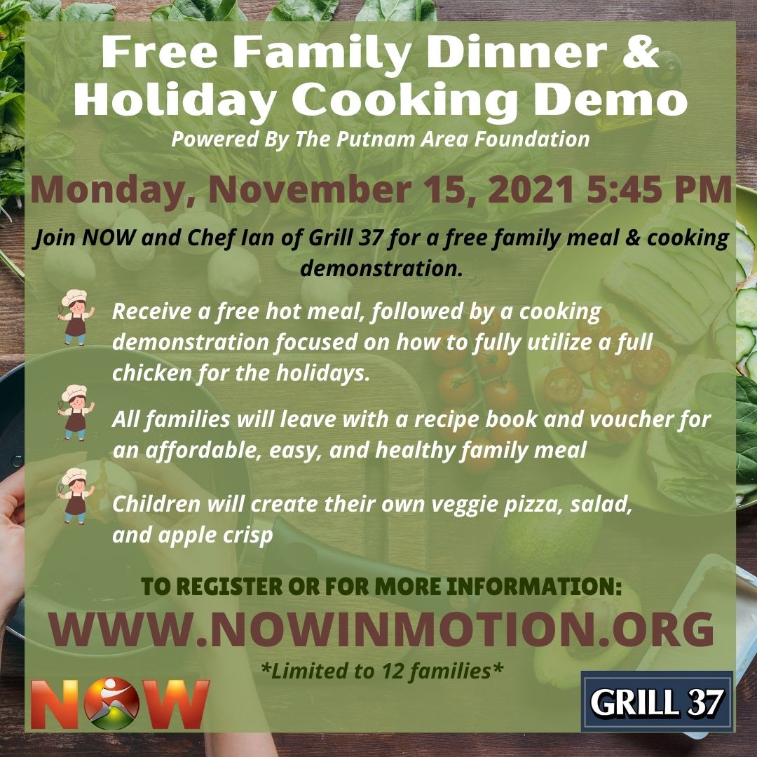 Cooking Demonstration Flyer